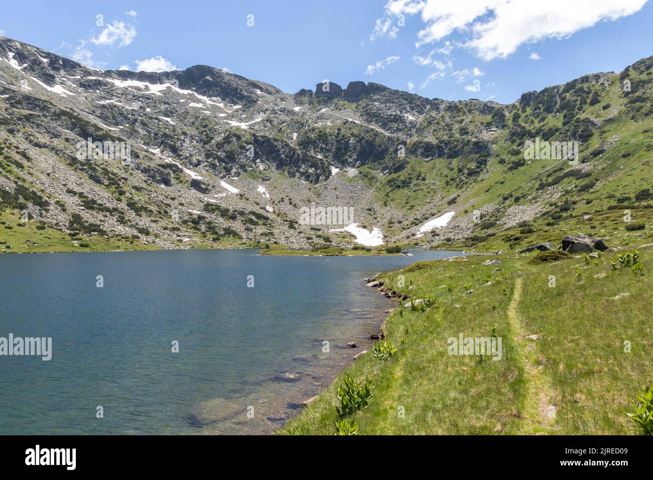 Amazing Landscape of Rila mountain near The Fish Lakes (Ribni Ezera ...