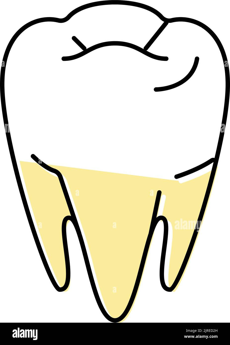 tooth dental care color icon vector illustration Stock Vector Image ...