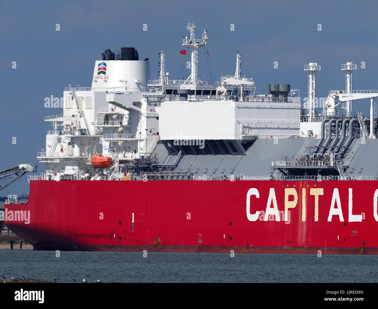 Queenborough, Kent, UK. 24th Aug, 2022. The first Australian gas ...