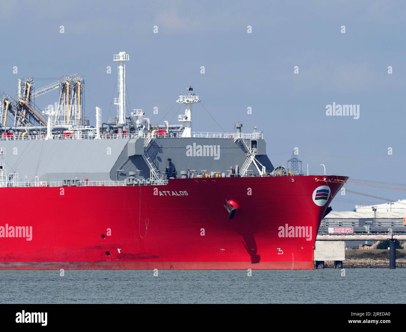 Queenborough, Kent, UK. 24th Aug, 2022. The first Australian gas ...