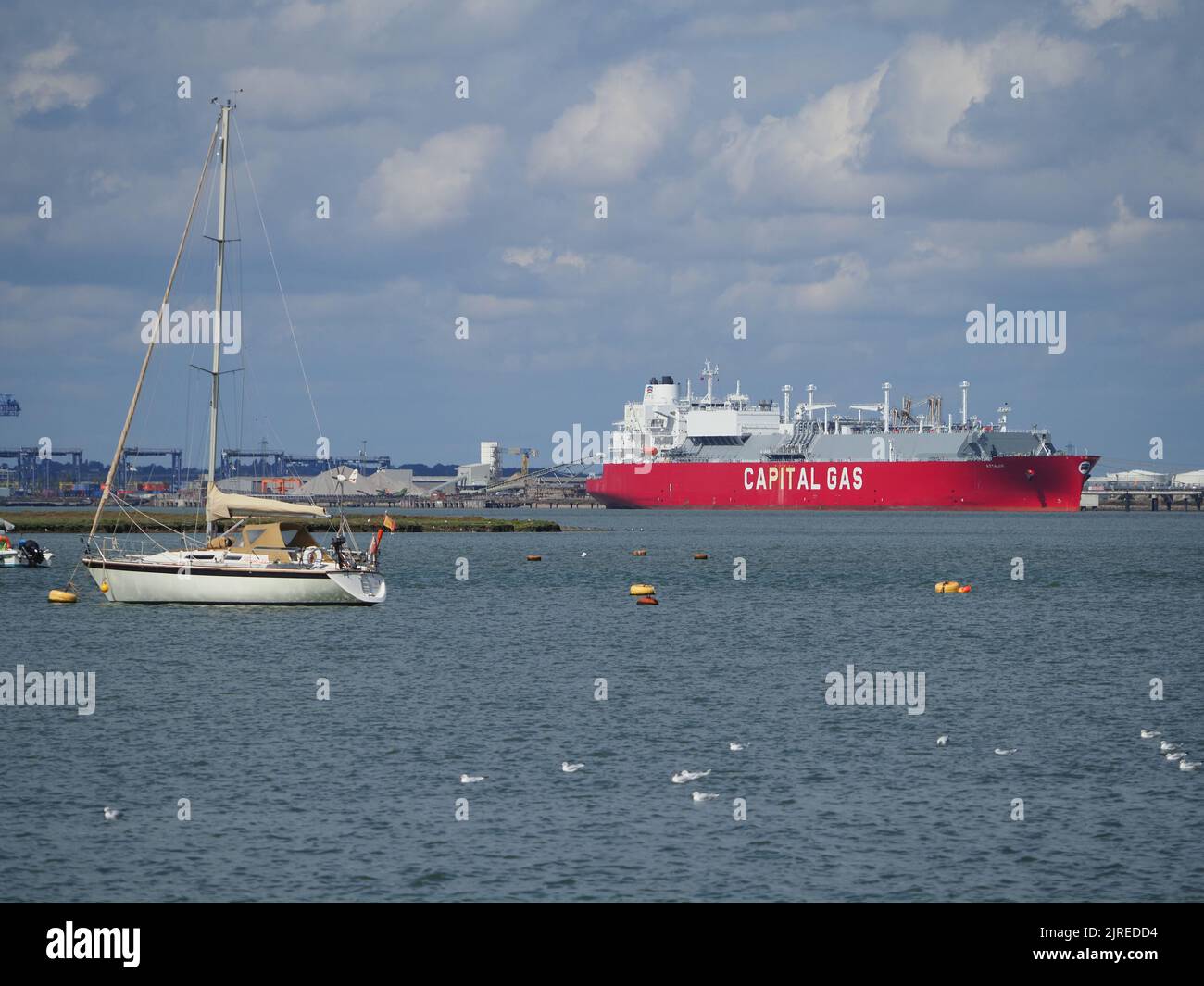 Queenborough, Kent, UK. 24th Aug, 2022. The first Australian gas ...