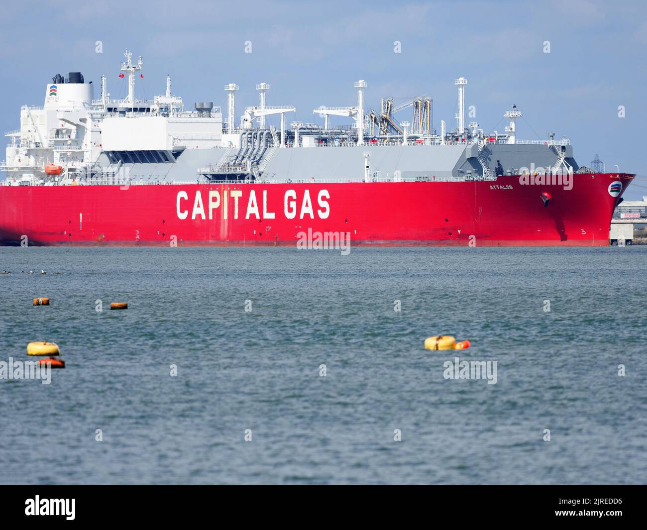 Queenborough, Kent, UK. 24th Aug, 2022. The first Australian gas shipment to UK/Europe for 6 ...