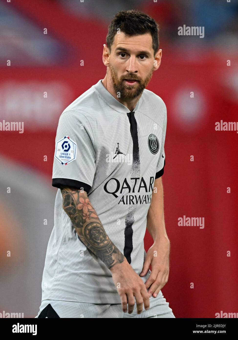 LILLE - Lionel Messi of Paris Saint-Germain during the French Ligue 1 ...