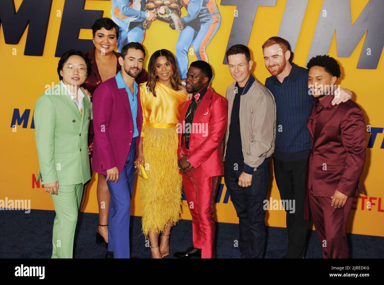 LOS ANGELES, CA - AUGUST 23: Jimmy O. Yang, Ilia Isorelys Paulino, Luis ...
