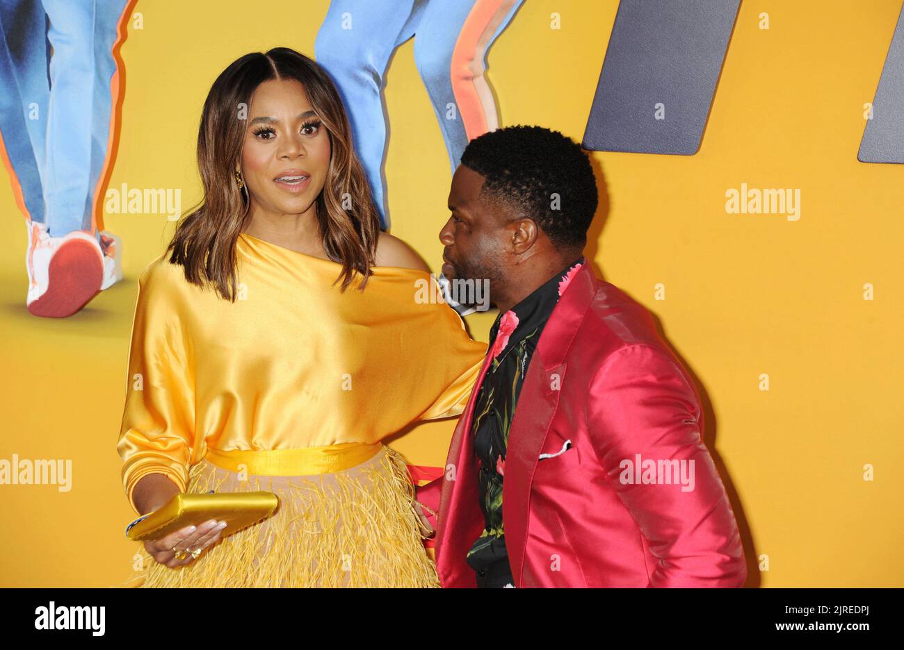 LOS ANGELES, CA - AUGUST 23: (L-R) Regina Hall and Kevin Hart attend ...
