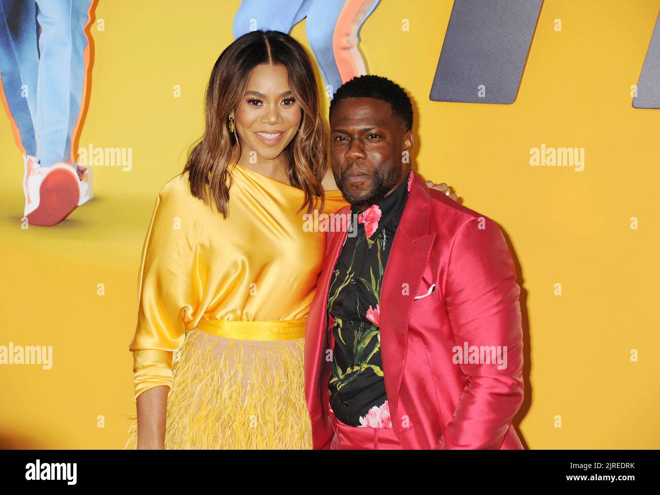 LOS ANGELES, CA - AUGUST 23: (L-R) Regina Hall and Kevin Hart attend ...