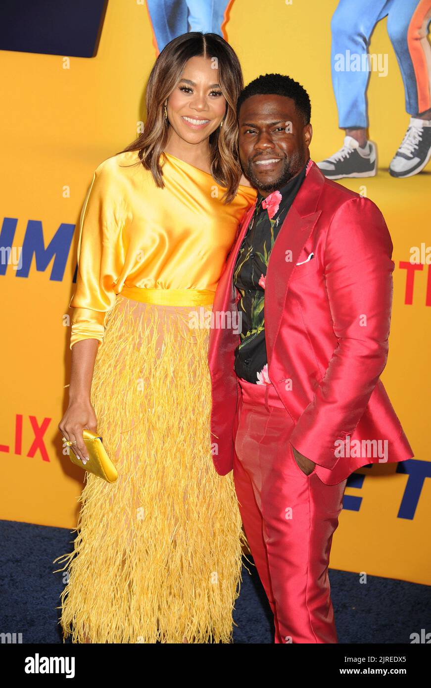 LOS ANGELES, CA - AUGUST 23: (L-R) Regina Hall and Kevin Hart attend ...