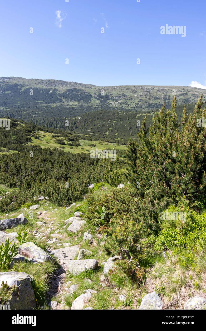 Amazing Landscape of Rila mountain near The Fish Lakes (Ribni Ezera ...