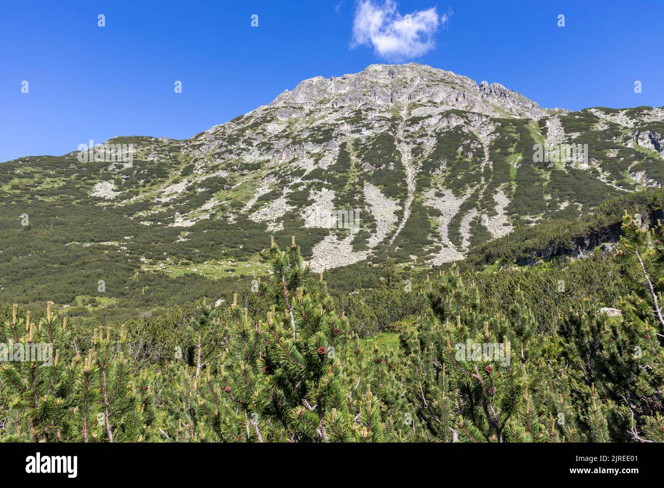 Amazing Landscape of Rila mountain near The Fish Lakes (Ribni Ezera ...