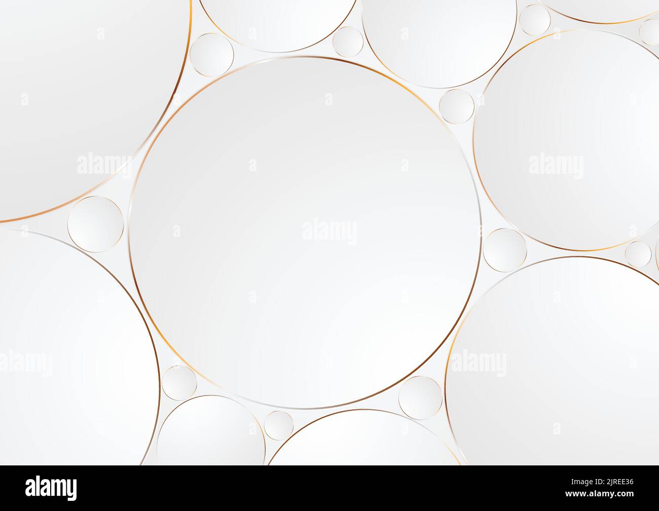 Grey and bronze circles abstract corporate background. Vector tech design Stock Vector Image ...