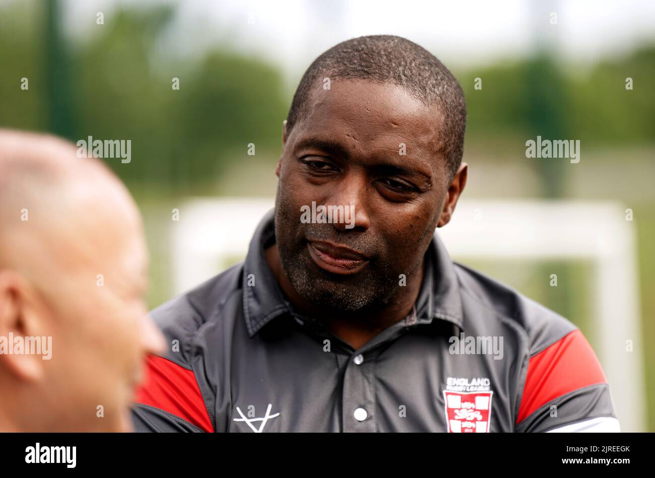 England Women National Rugby League head coach Craig Richards during ...