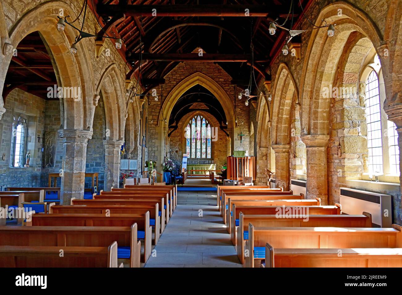 Newbiggin by the sea Northumberland beautiful seaside village with 13th ...
