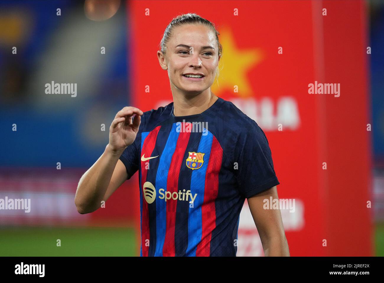Fridolina Rolfo of FC Barcelona during the Joan Gamper Womens trophy ...
