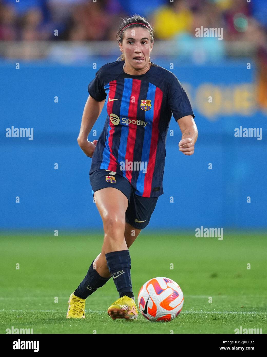 Mariona Caldentey of FC Barcelona during the Joan Gamper Womens trophy ...