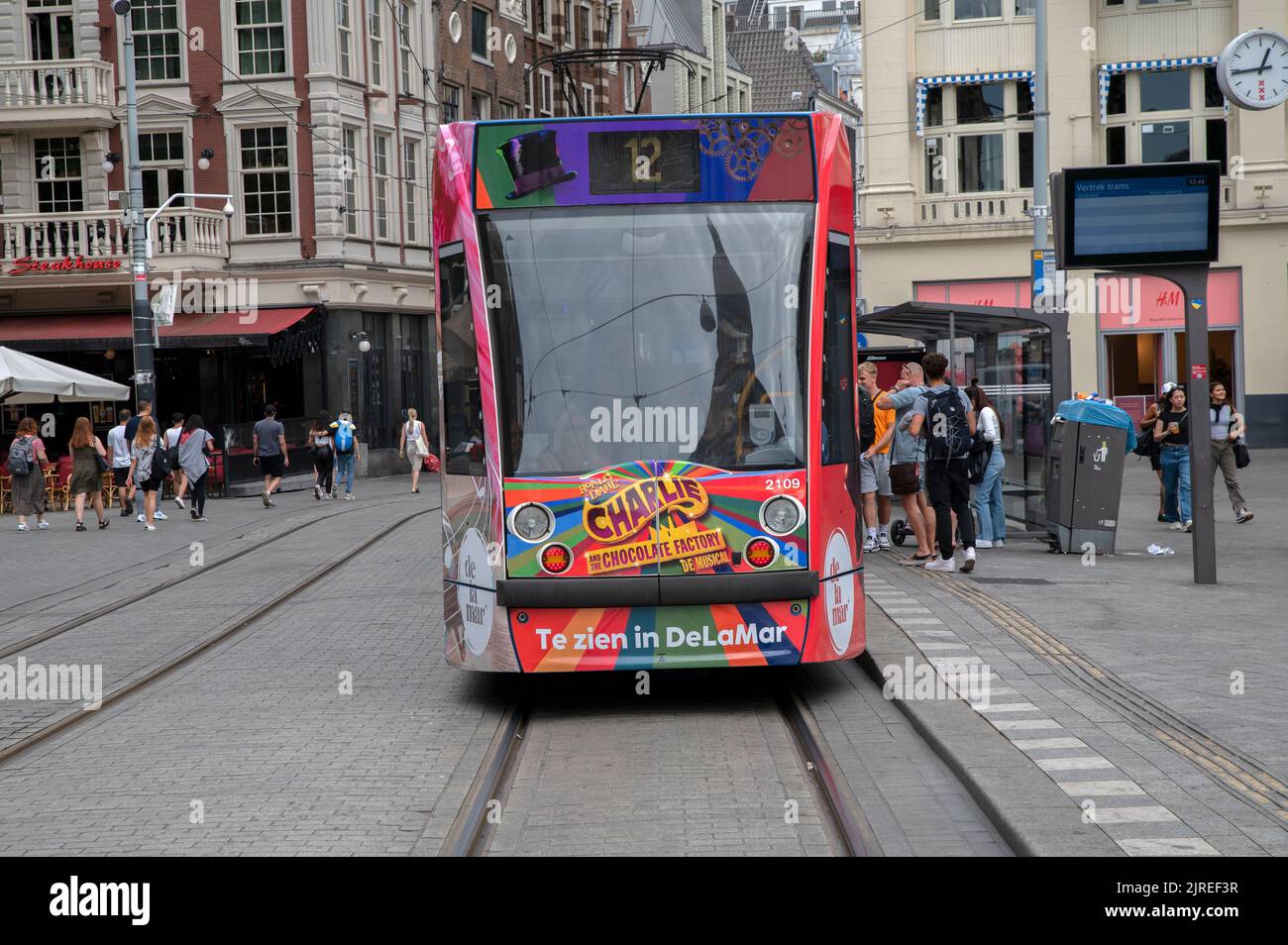 Tram 12 Theme Tram GVB Reis Flex Tea At Amsterdam The Netherlands 23-8 ...