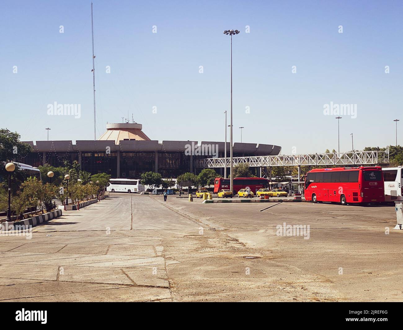 Shiraz, Iran - 9th june, 2022: buses stand in Shiraz bus terminal to ...