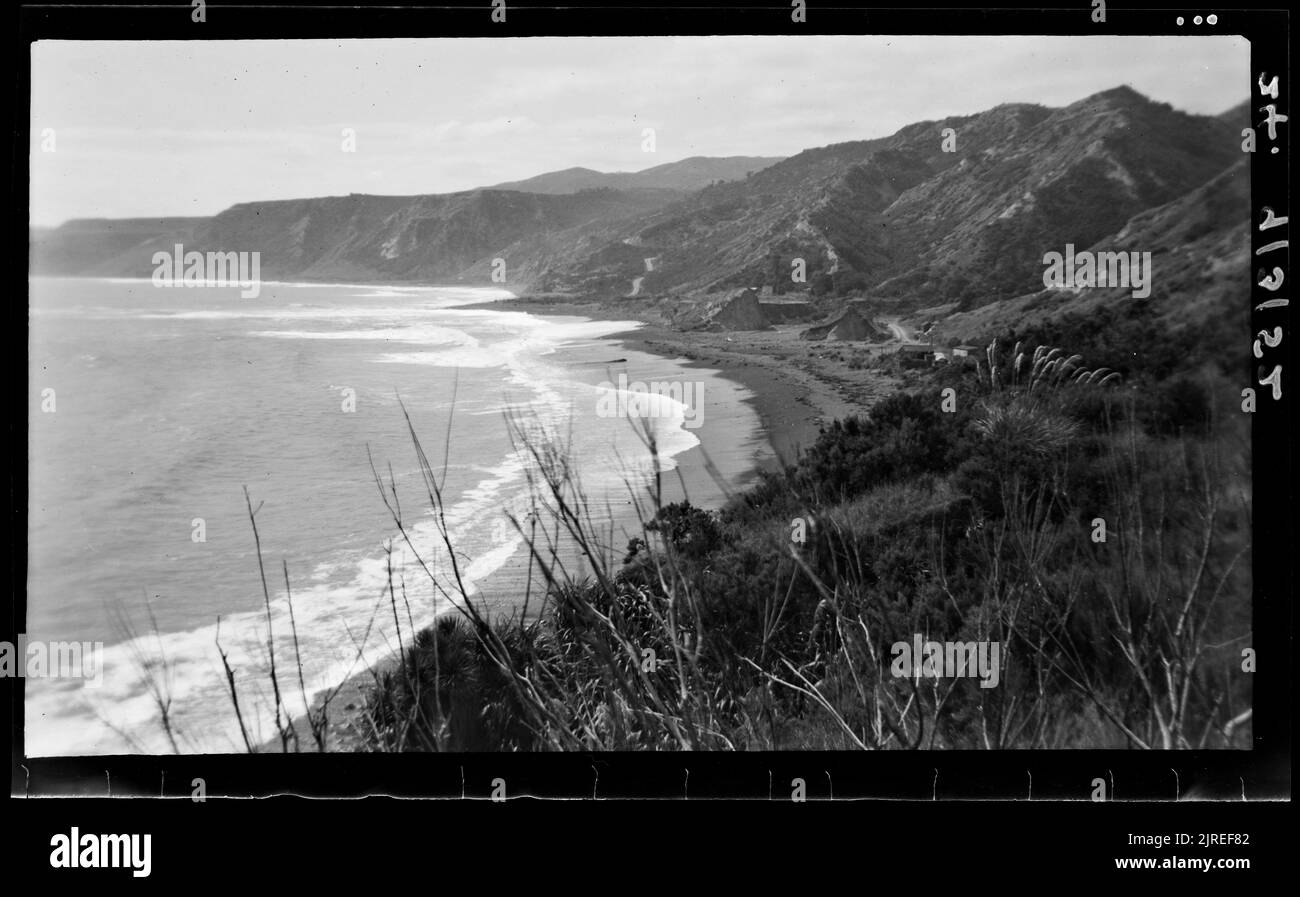 Visit to putangirua pinnacles and old maori sites hi-res stock ...