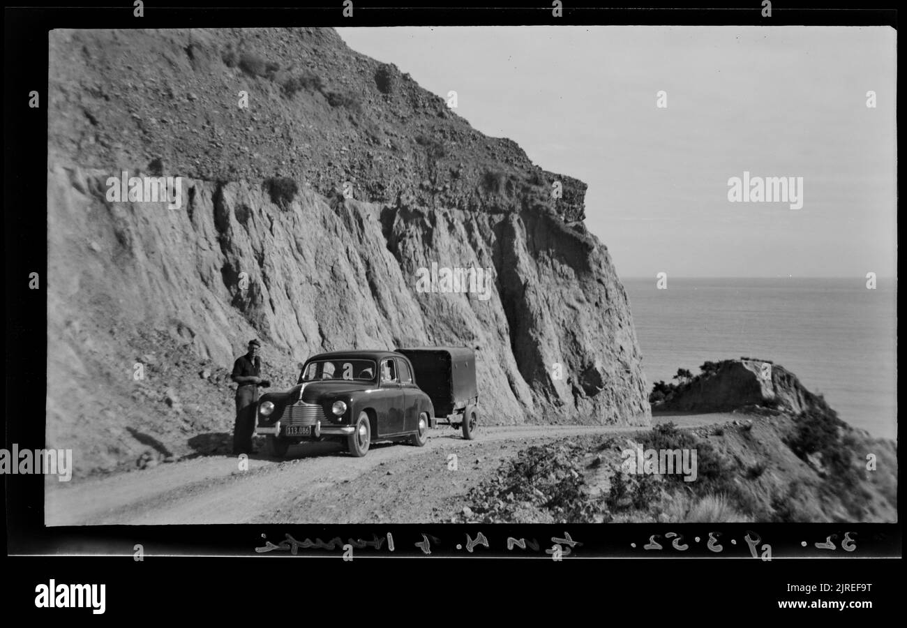Visit to putangirua pinnacles and old maori sites hi-res stock ...