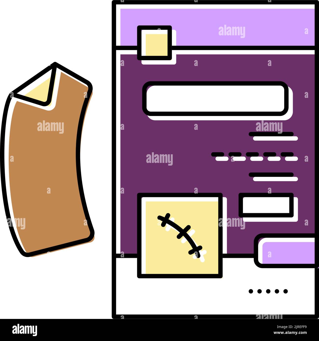 Scar removal laser color Stock Vector Images - Alamy