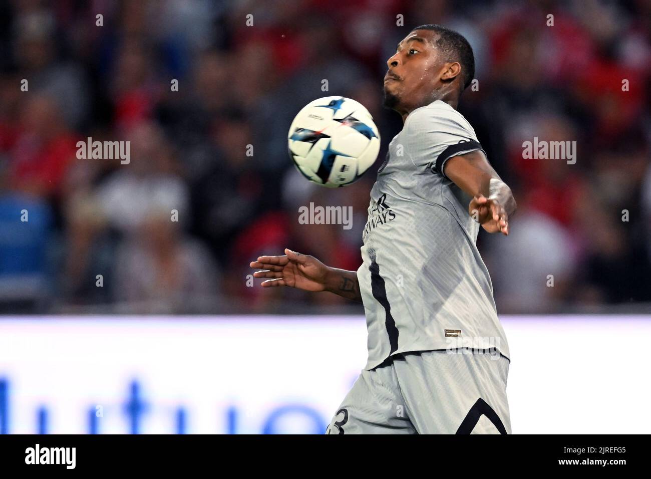 LILLE - Presnel Kimpembe of Paris Saint-Germain during the French Ligue ...