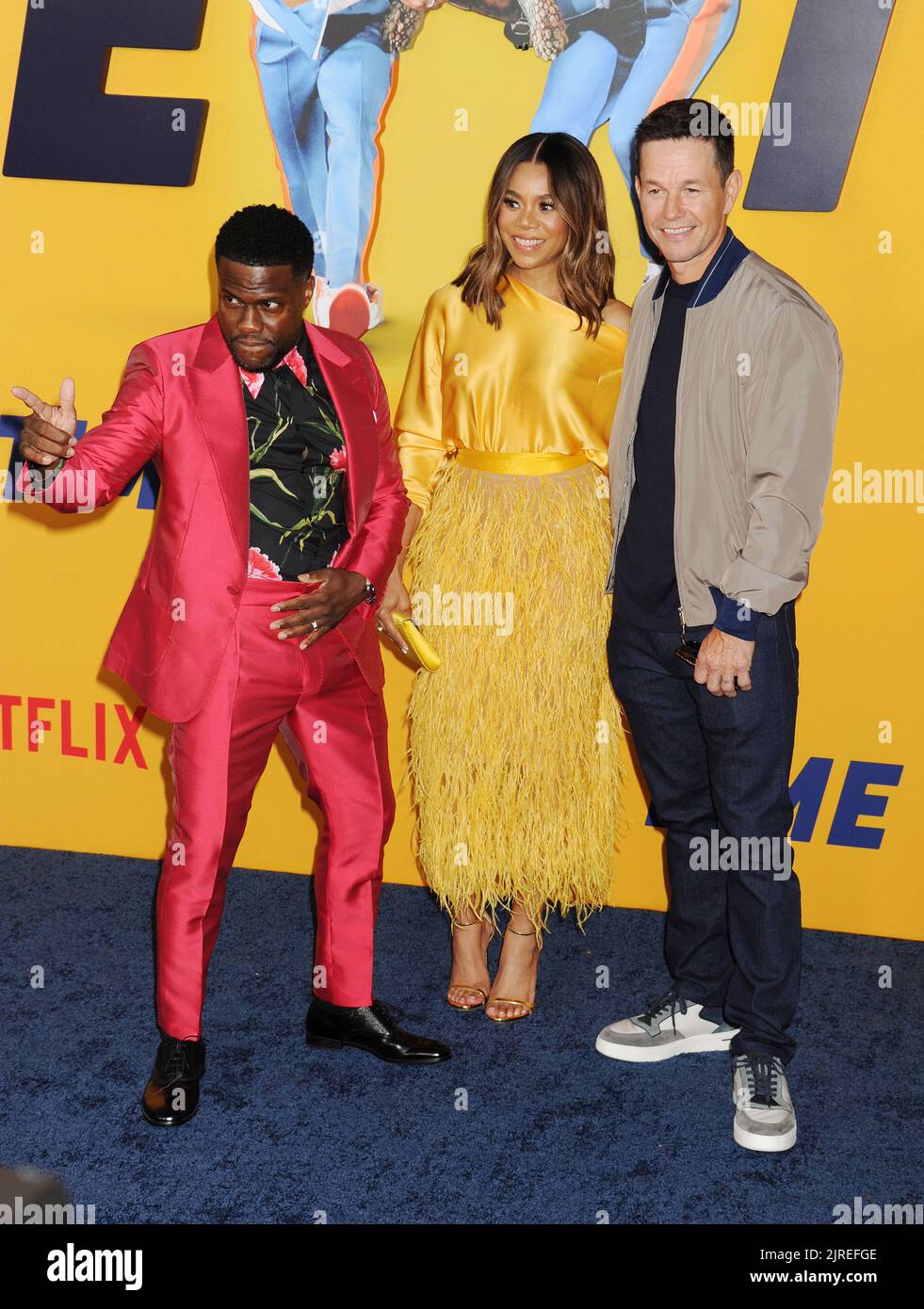 Los Angeles, Ca. 23rd Aug, 2022. (L-R) Kevin Hart, Regina Hall and Mark ...