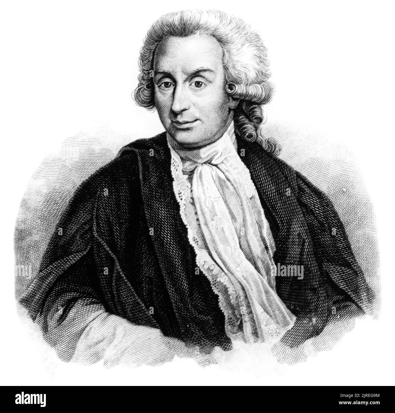 Luigi Galvani. Portrait. physician and natural scientist (discovered ...