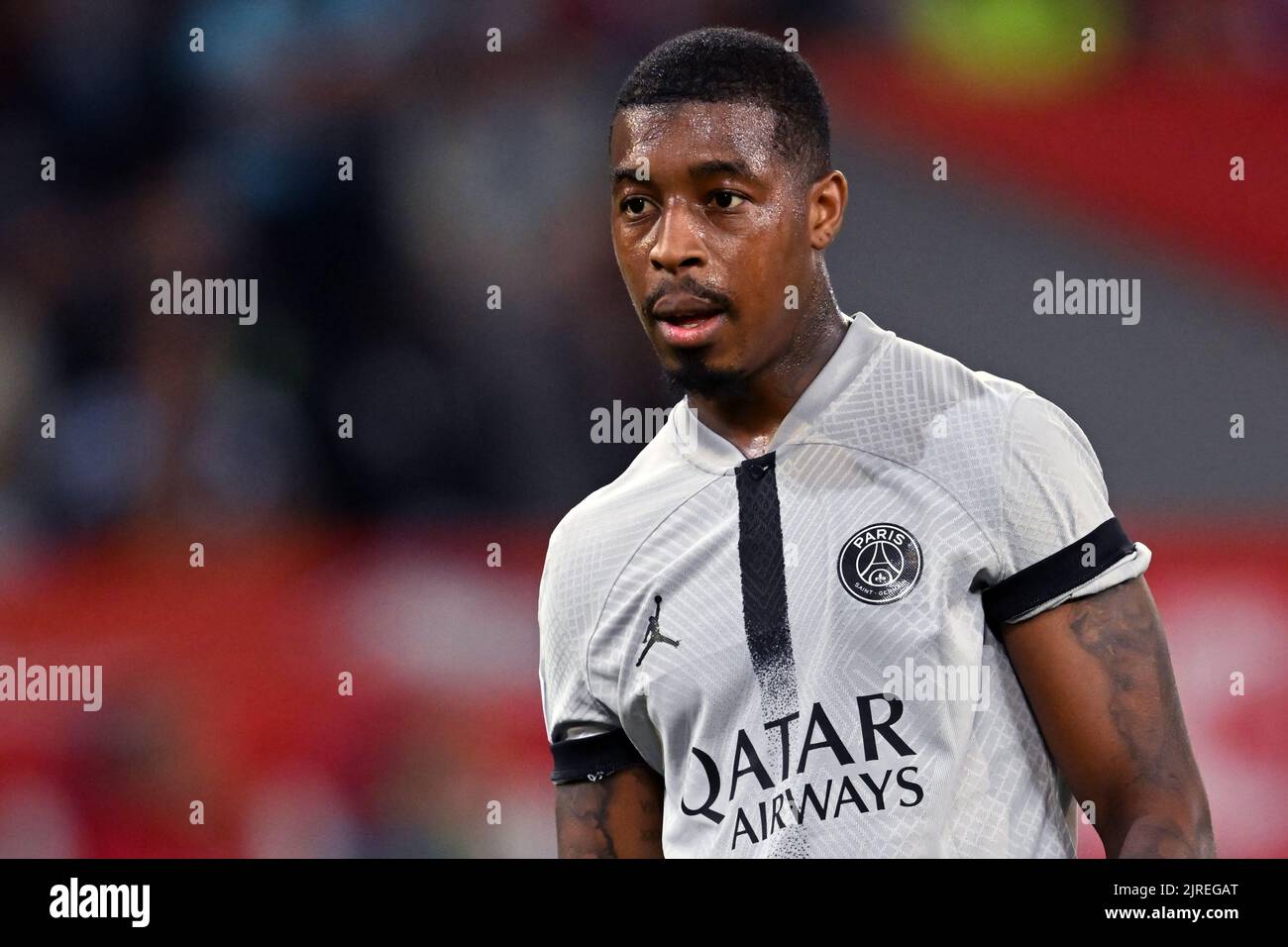 LILLE - Presnel Kimpembe of Paris Saint-Germain during the French Ligue ...