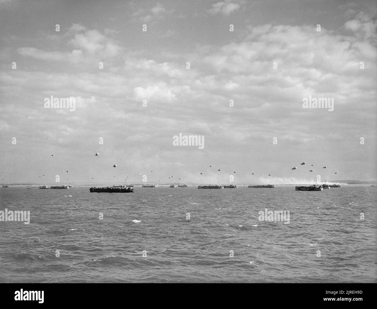 D-day - British Forces during the Invasion of Normandy 6 June 1944 LCTs ...