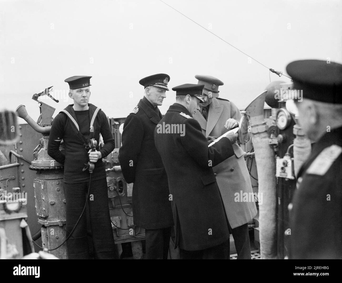 The Royal Navy during the Second World War HM King George VI, wearing ...
