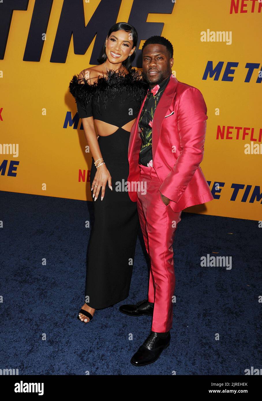 Los Angeles, Ca. 23rd Aug, 2022. (L-R) Eniko Parrish and Kevin Hart ...