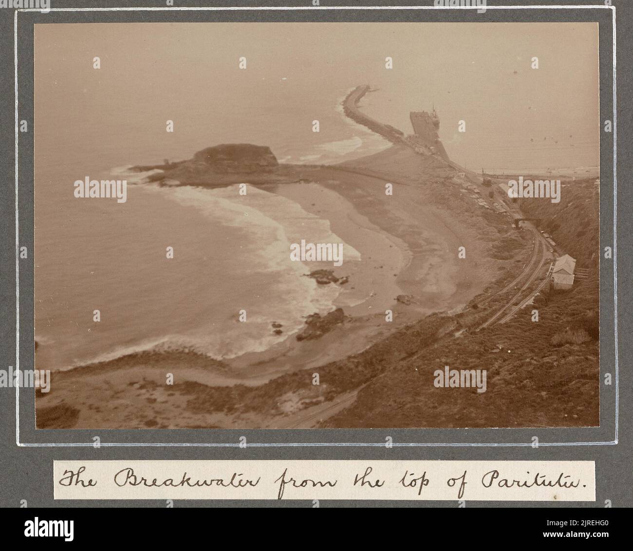 Visit to the Breakwater harbour. December 17: The Breakwater from the ...