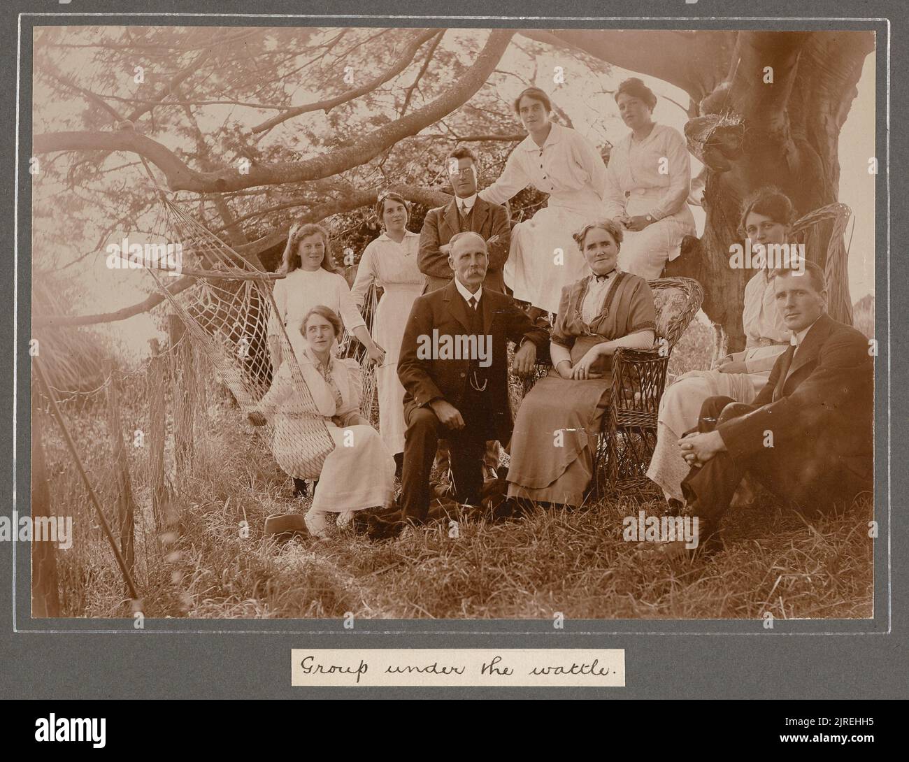 A Sunday afternoon visit to 'Cheslyn Rise'. January 30, 1916: Group ...