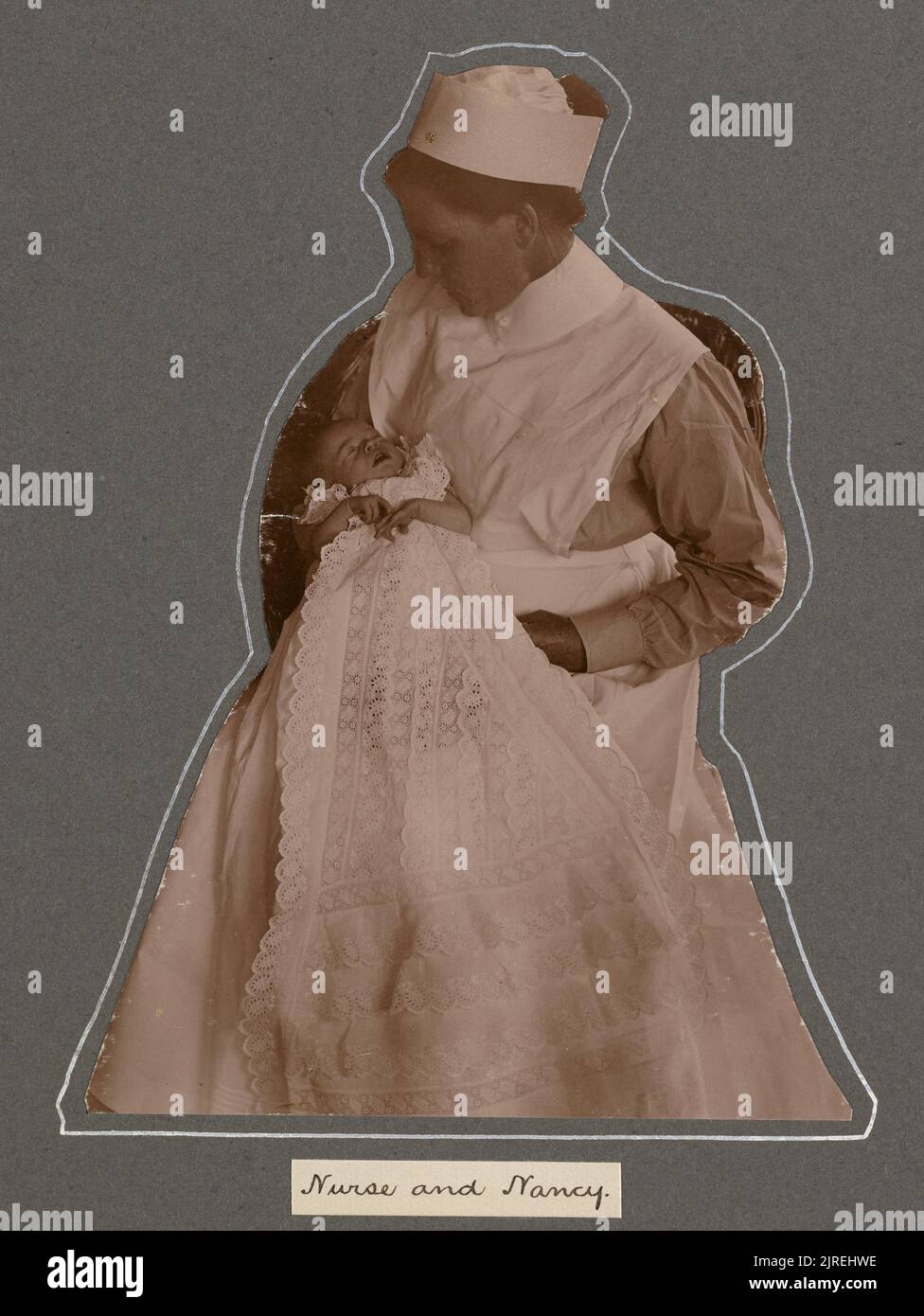 Our first xmas at 'Woodside'. December 25, 1916: Nurse and Nancy. From ...