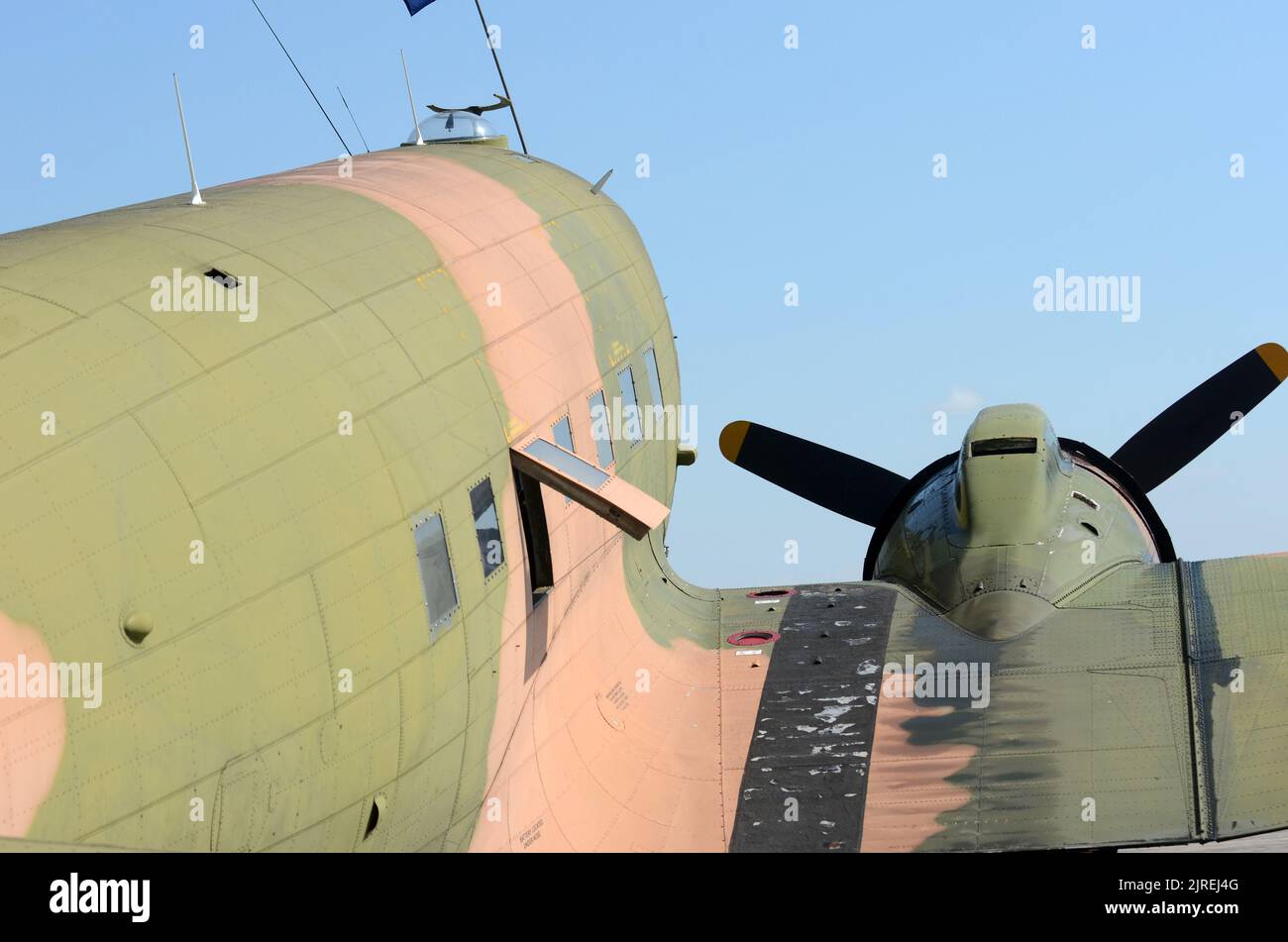World War II era transport airplane Stock Photo - Alamy