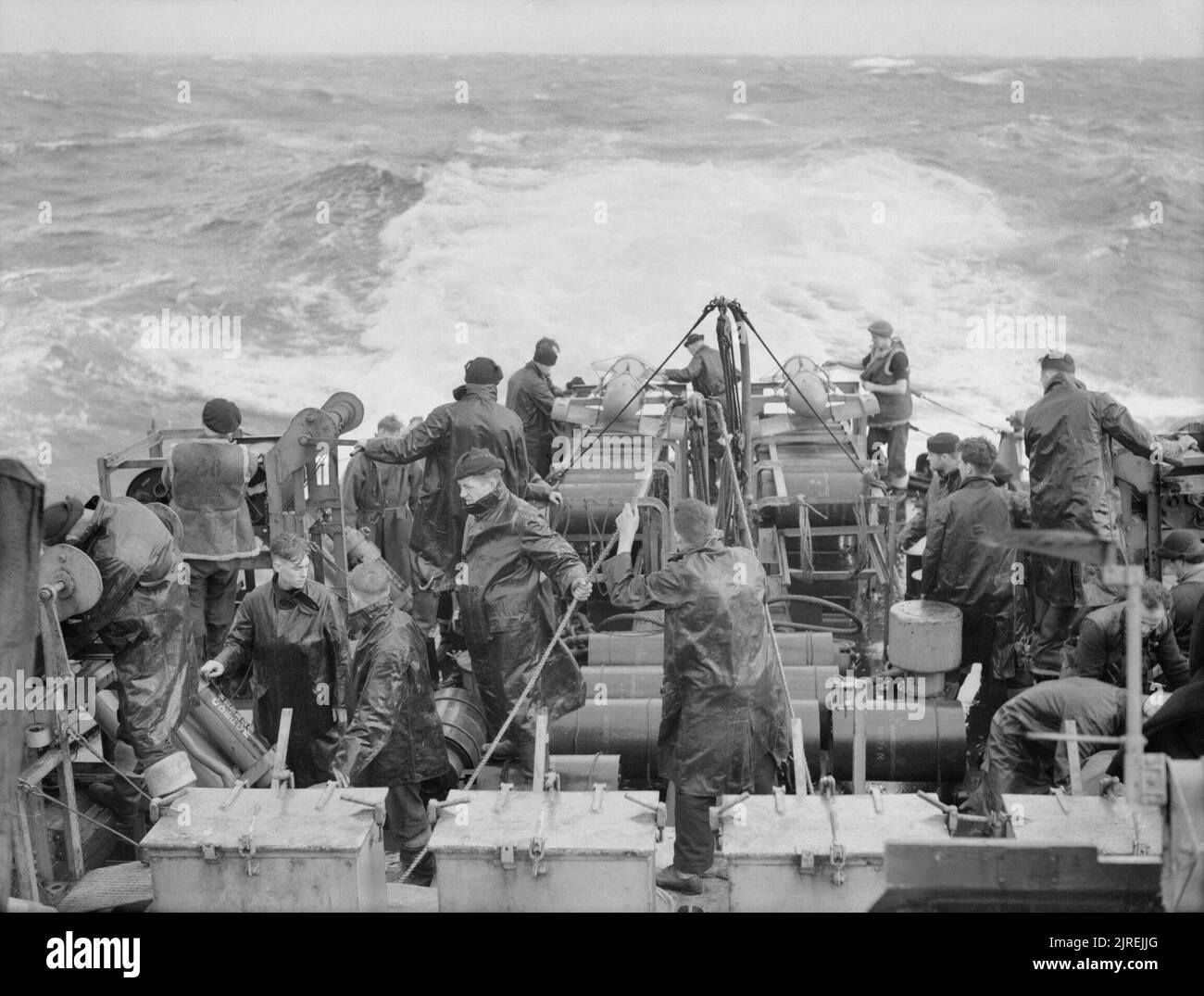 The Royal Navy during the Second World War Sailors of HMS STARLING's ...