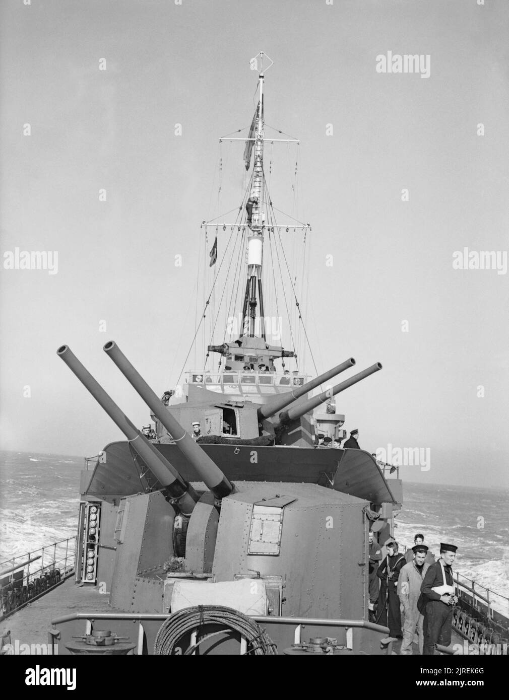 The Royal Navy during the Second World War The forward 4.7 inch guns ...