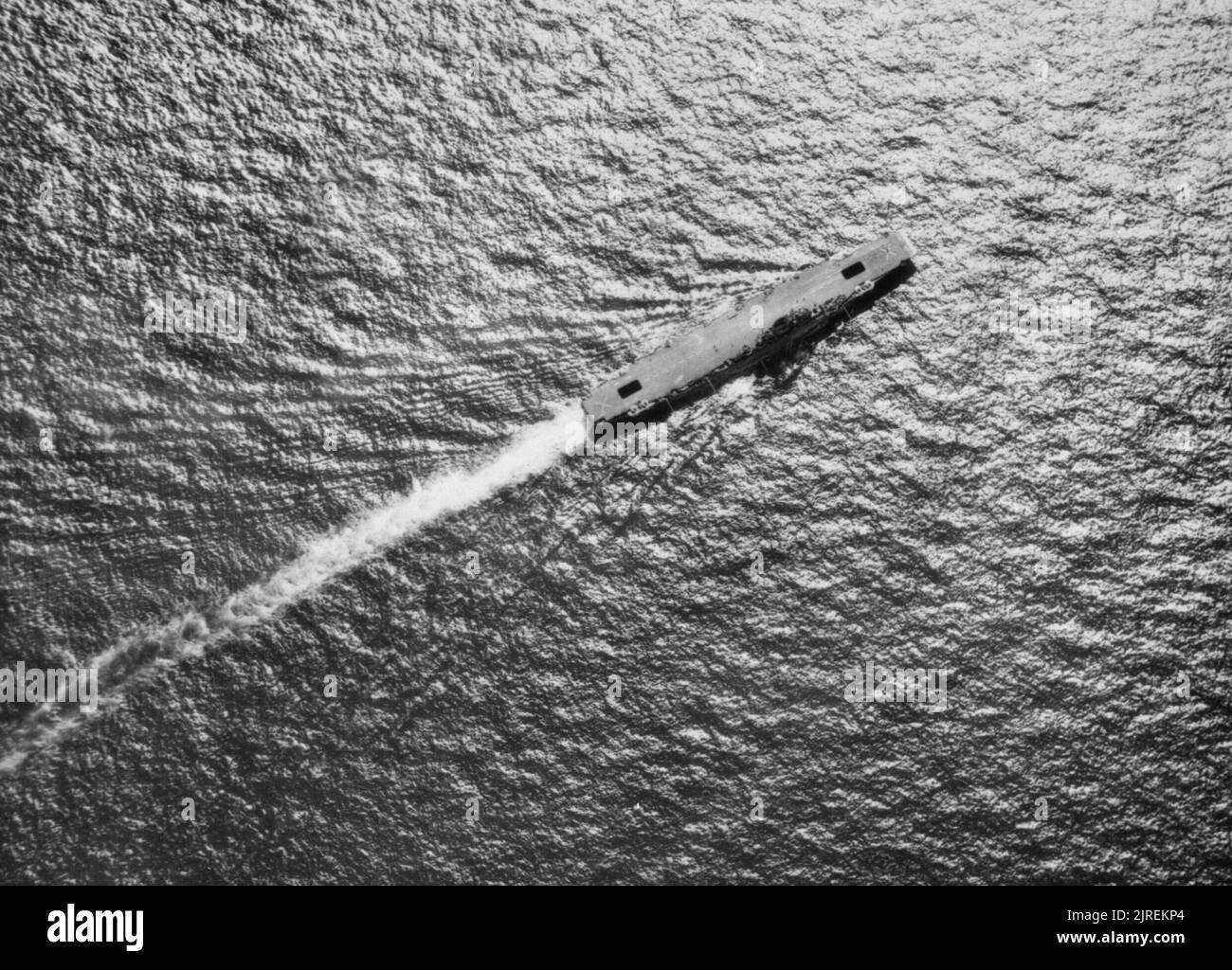 The Royal Navy during the Second World War Looking down on HMS ...