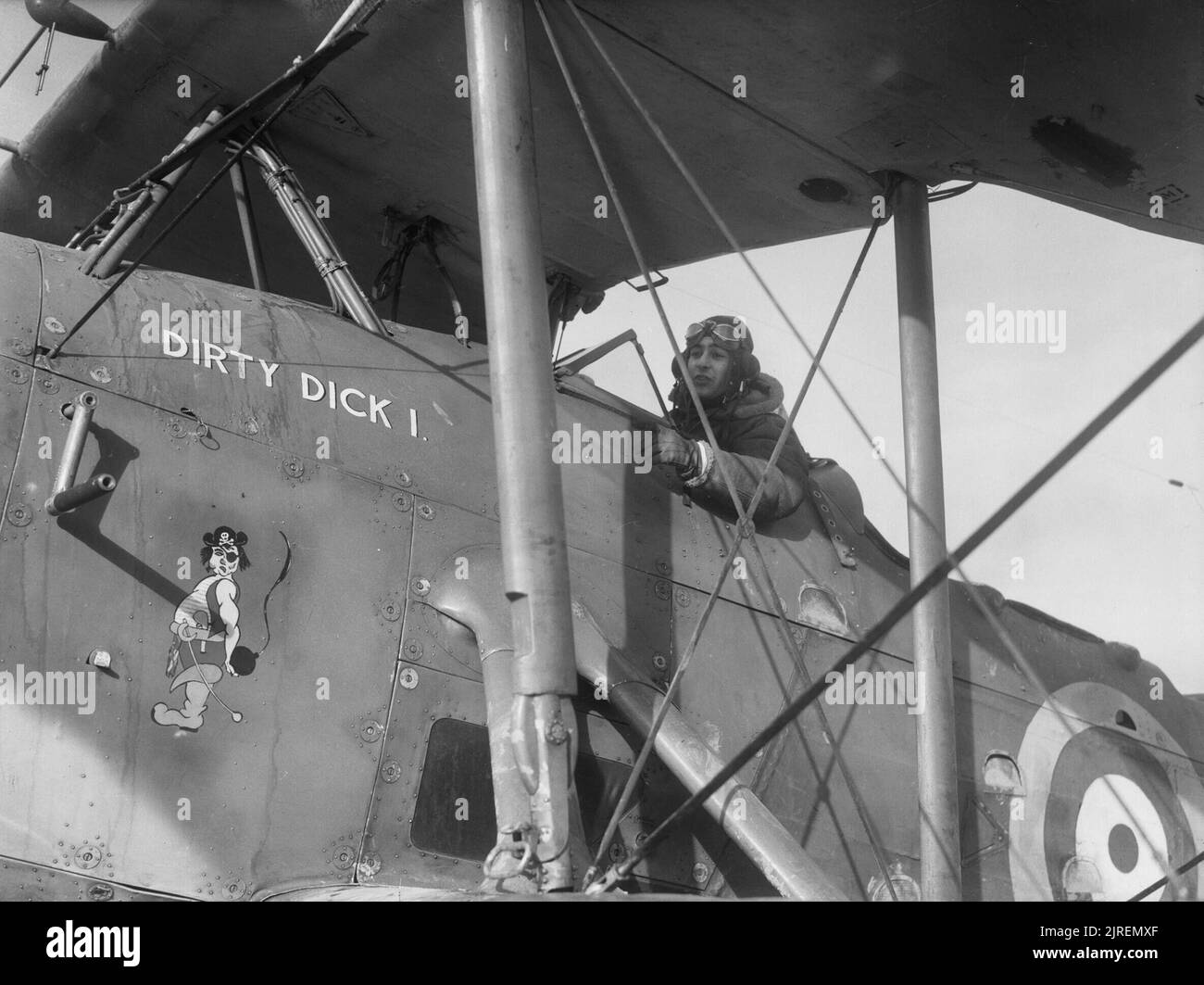 The Royal Navy during the Second World War Close up of a Fleet Air Arm ...