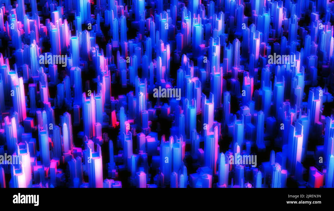 cityscape skyscrapers concept background(3d rendering Stock Photo - Alamy