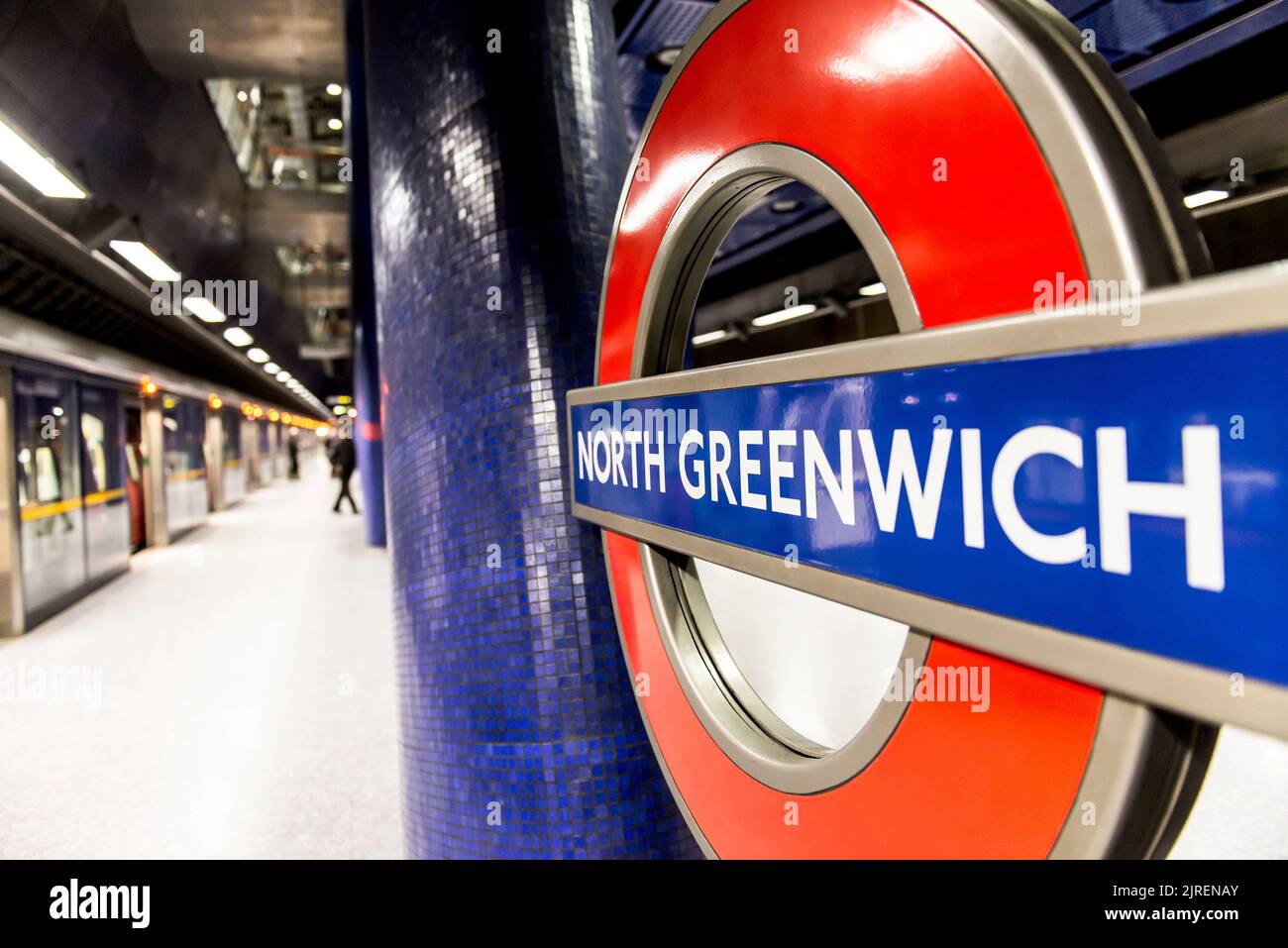 North greenwich escalator hi-res stock photography and images - Alamy