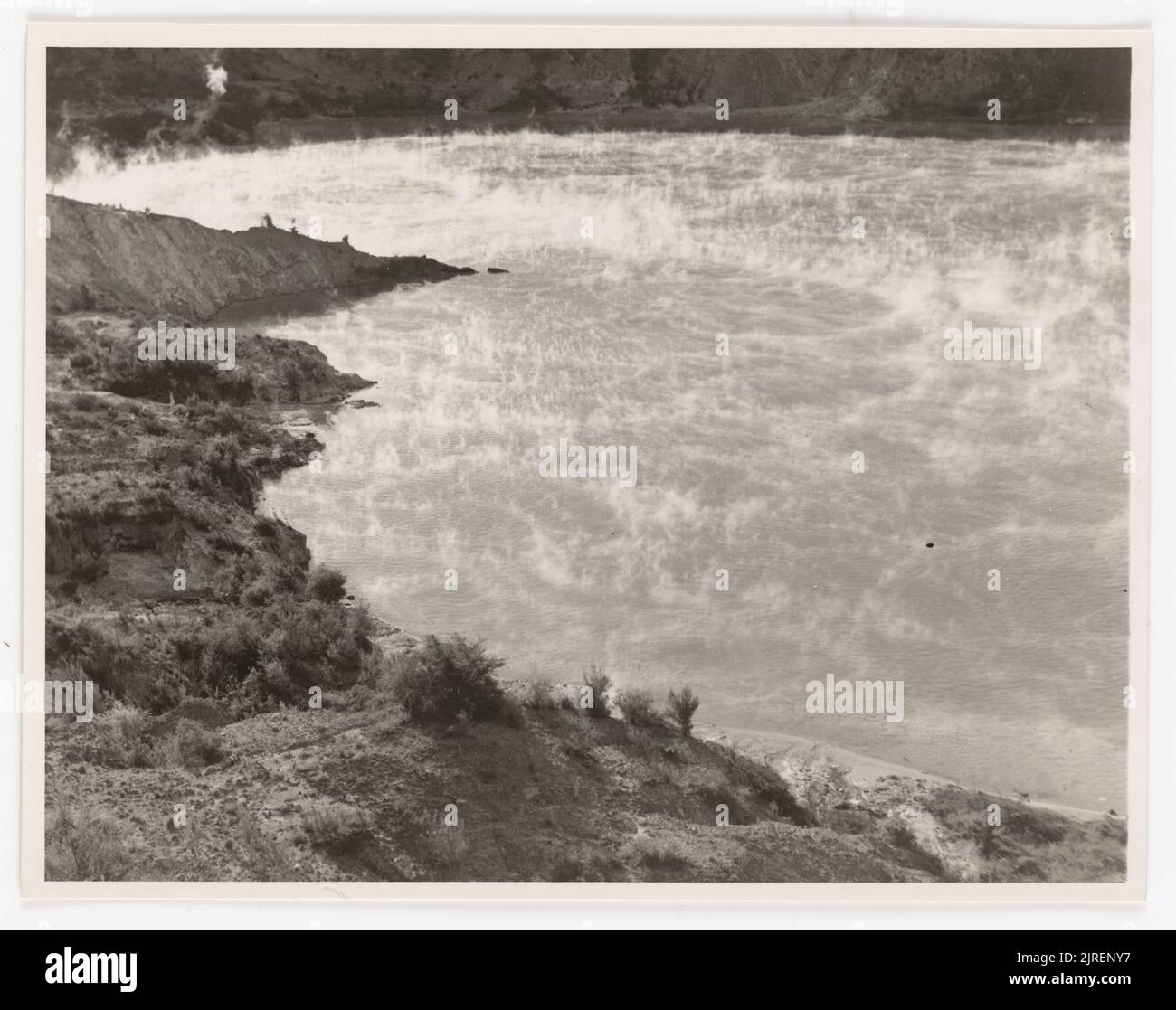 Section of Bailing Lake known as Frying Pan Lake, Whaimangu, 1938 ...