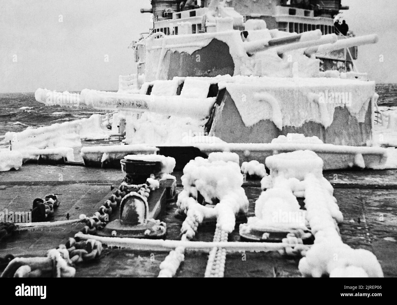 HMS Belfast on Winter Duty in Northern Waters during the Winter 1942 ...
