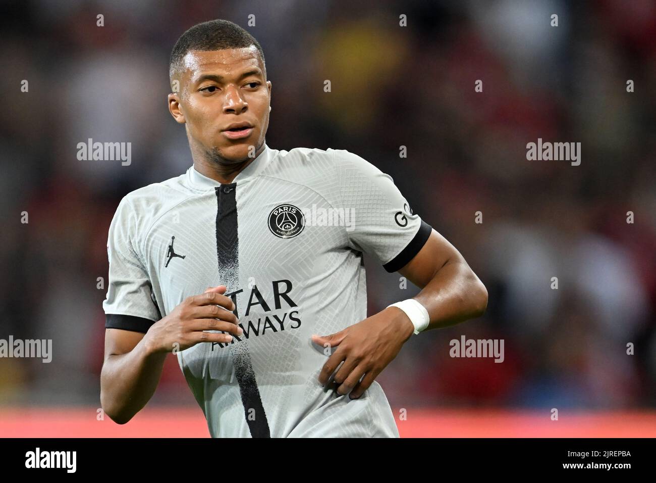 LILLE - Kylian Mbappe of Paris Saint-Germain during the French Ligue 1 ...
