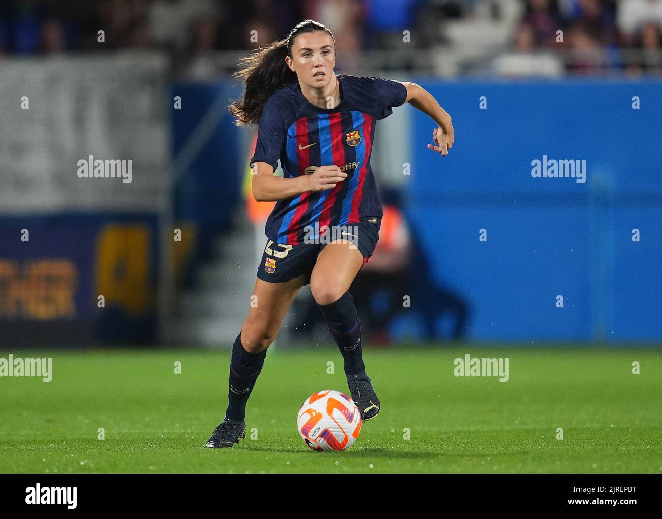 Syrstad Engen of FC Barcelona during the Joan Gamper Womens trophy ...