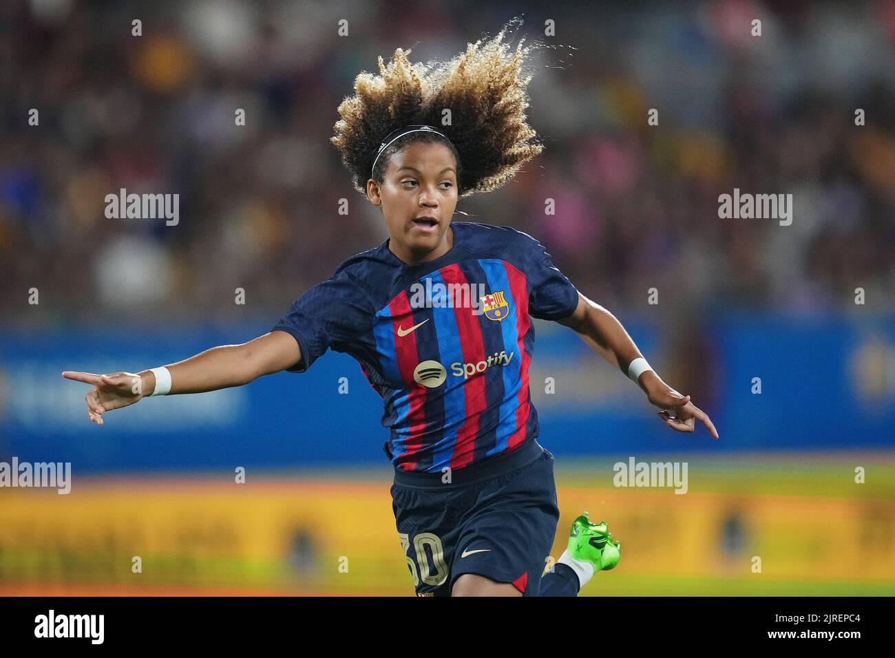 Vicky Lopez of FC Barcelona during the Joan Gamper Womens trophy match ...