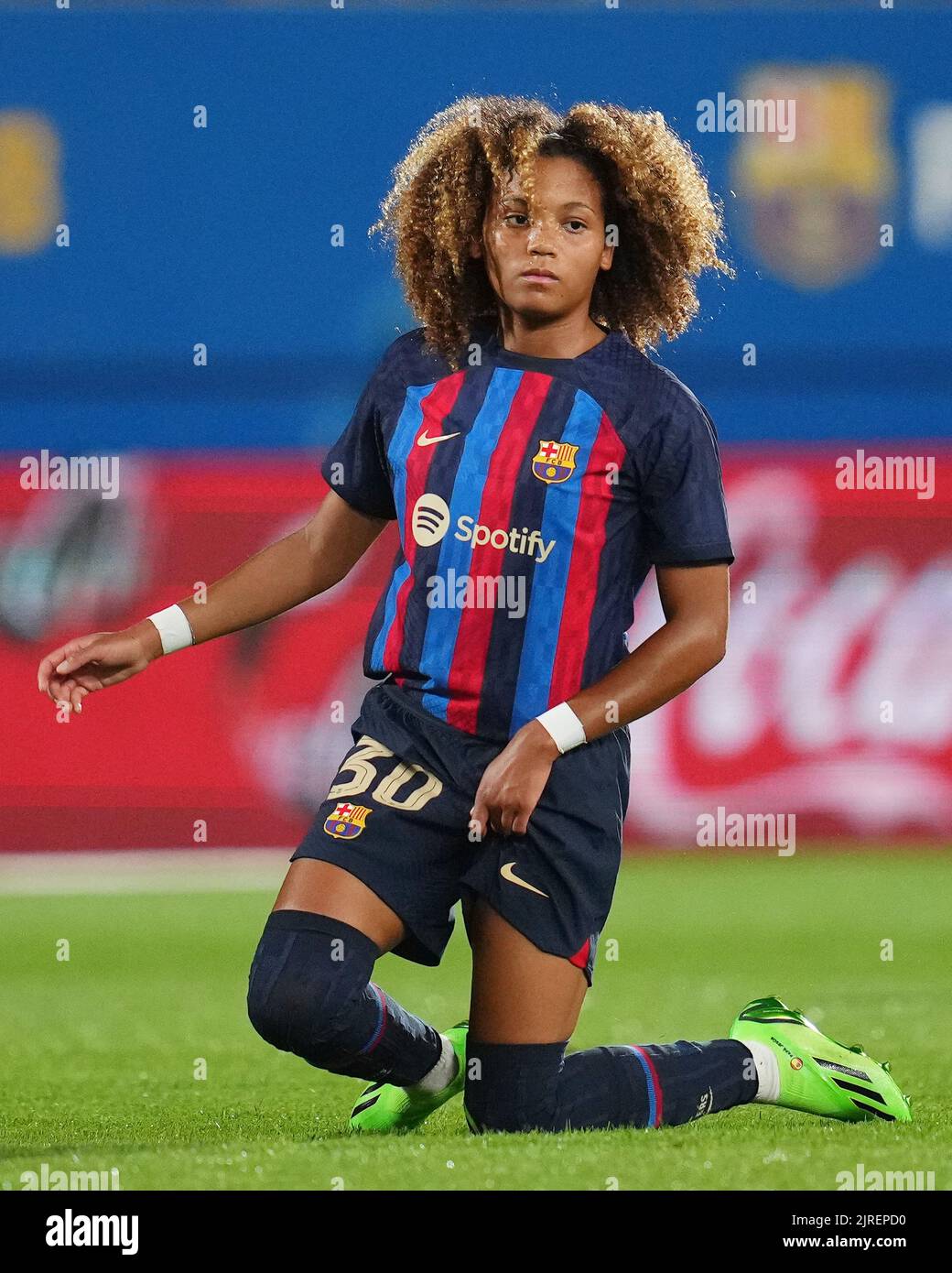 Vicky Lopez of FC Barcelona during the Joan Gamper Womens trophy match ...