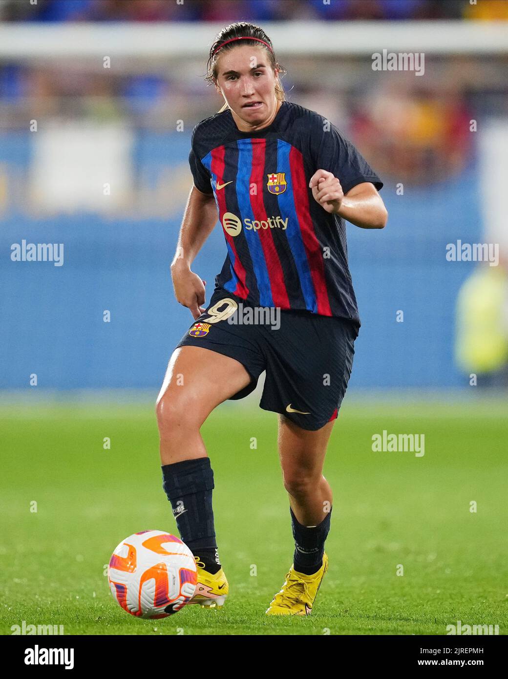 Mariona Caldentey of FC Barcelona during the Joan Gamper Womens trophy ...