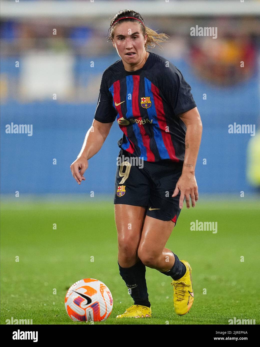 Mariona Caldentey of FC Barcelona during the Joan Gamper Womens trophy ...