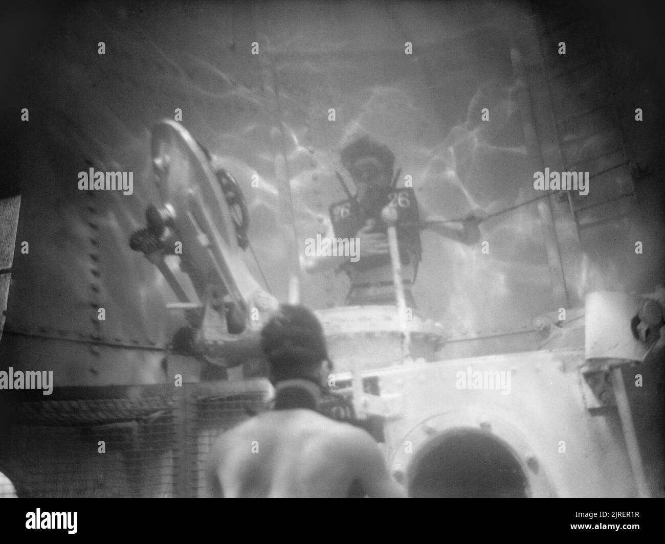 New Davis Breathing Apparatus Tested at the Submarine Escape Test Tank ...