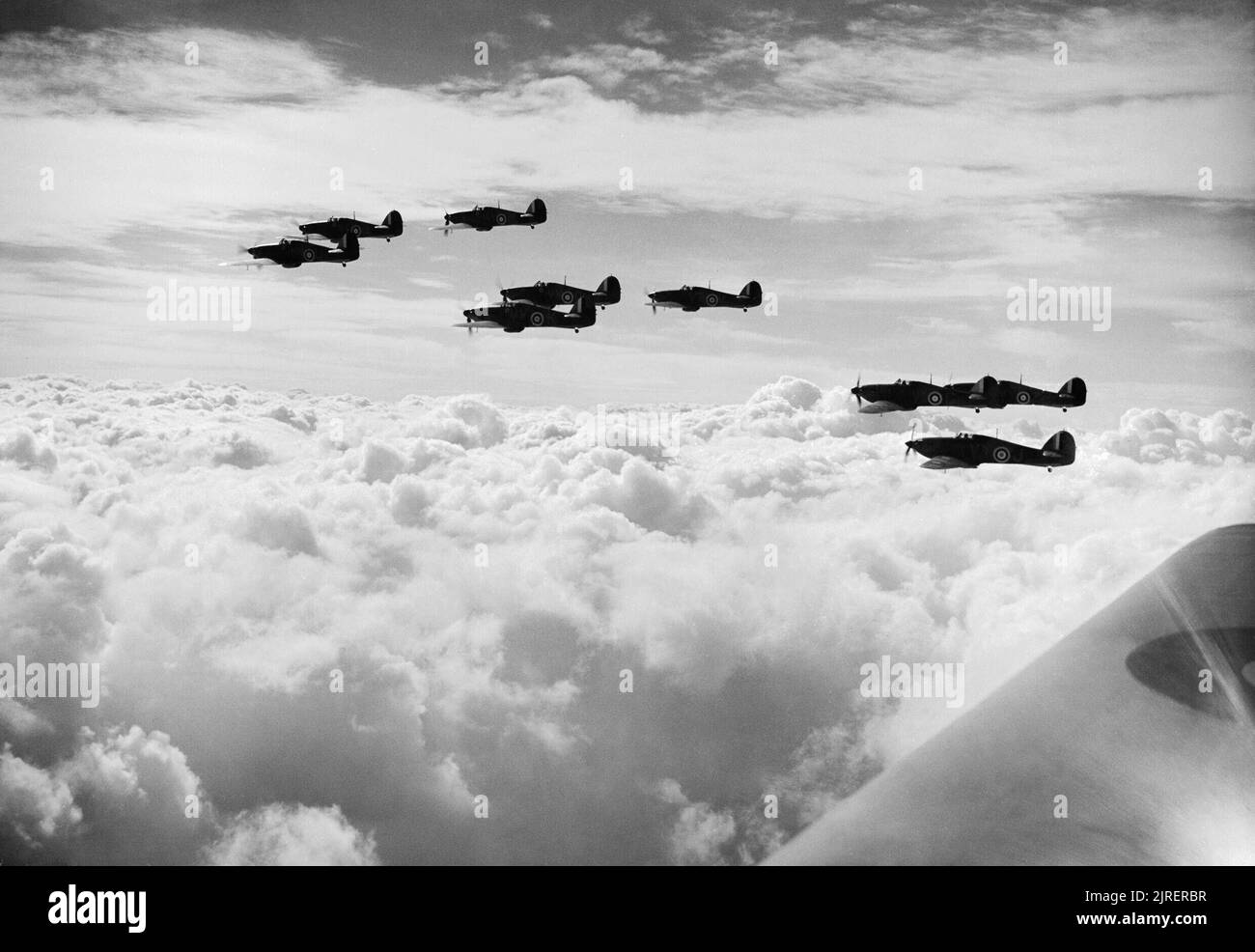 Hawker Hurricane Mk Is of No. 85 Squadron RAF, October 1940. Hawker ...